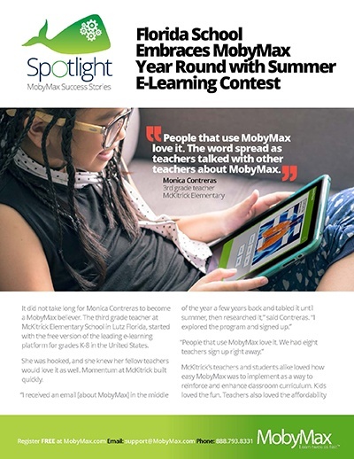 MobyMax Success Stories | Find and fix learning gaps